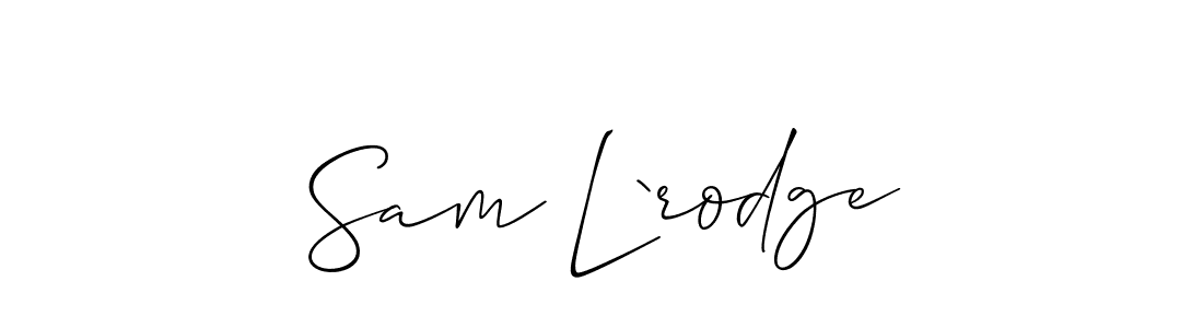 100+ Sam L`rodge Name Signature Style Ideas | Fine Electronic Signatures