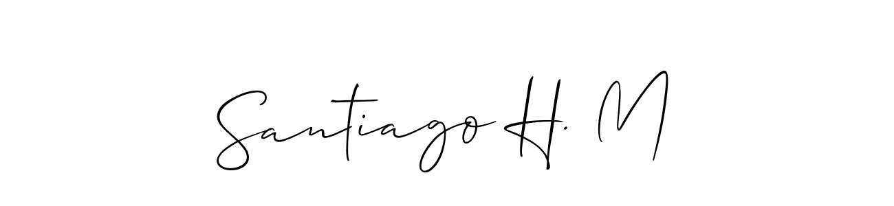 70+ Santiago H. M Name Signature Style Ideas | Awesome eSignature