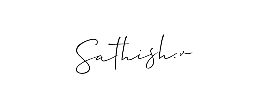 100+ Sathish.v Name Signature Style Ideas | Good eSignature