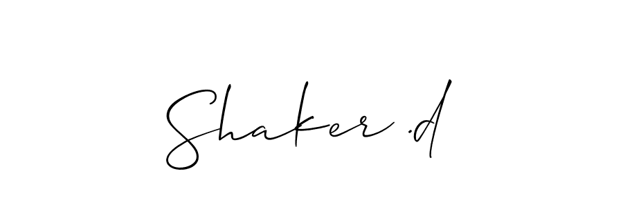 95+ Shaker .d Name Signature Style Ideas | Creative Online Autograph