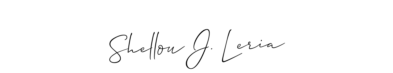 79+ Shellou J. Leria Name Signature Style Ideas | Fine E-Signature