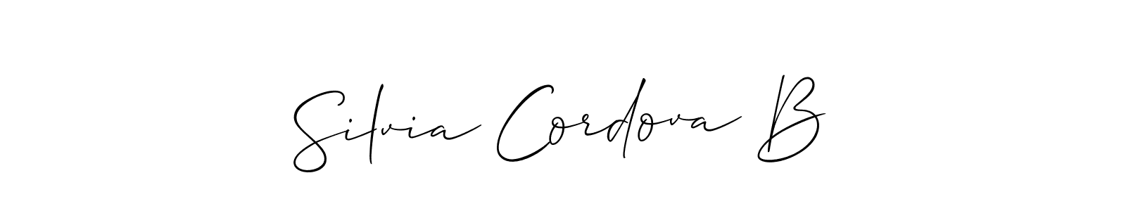 92+ Silvia Cordova B Name Signature Style Ideas | Professional eSignature