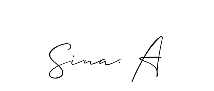 96+ Sina. A Name Signature Style Ideas | Super Electronic Sign