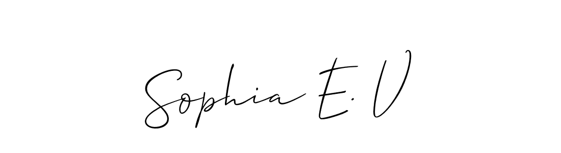 98+ Sophia E. V Name Signature Style Ideas | Awesome eSignature