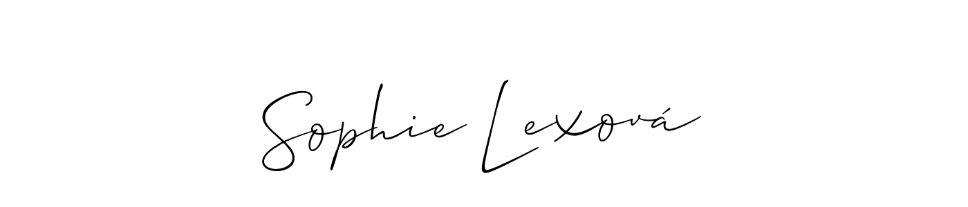86+ Sophie Lexová Name Signature Style Ideas | Free Online Signature