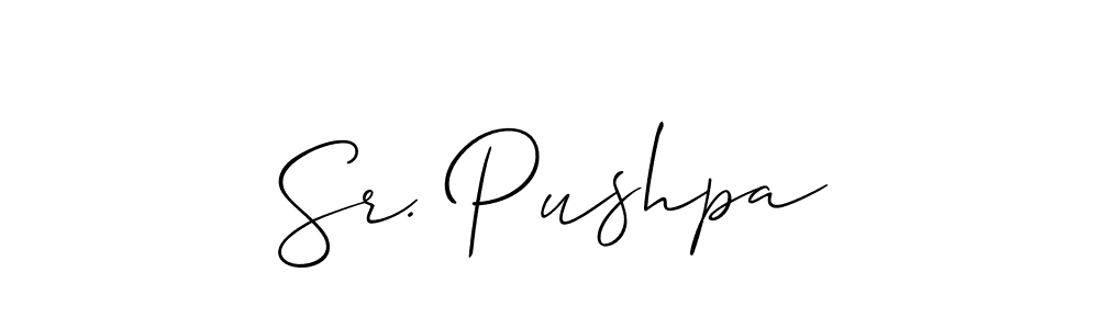 96+ Sr. Pushpa Name Signature Style Ideas | Awesome Autograph