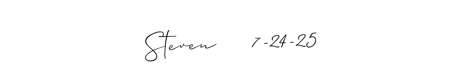 96+ Steven 7-24-25 Name Signature Style Ideas | First-Class Autograph