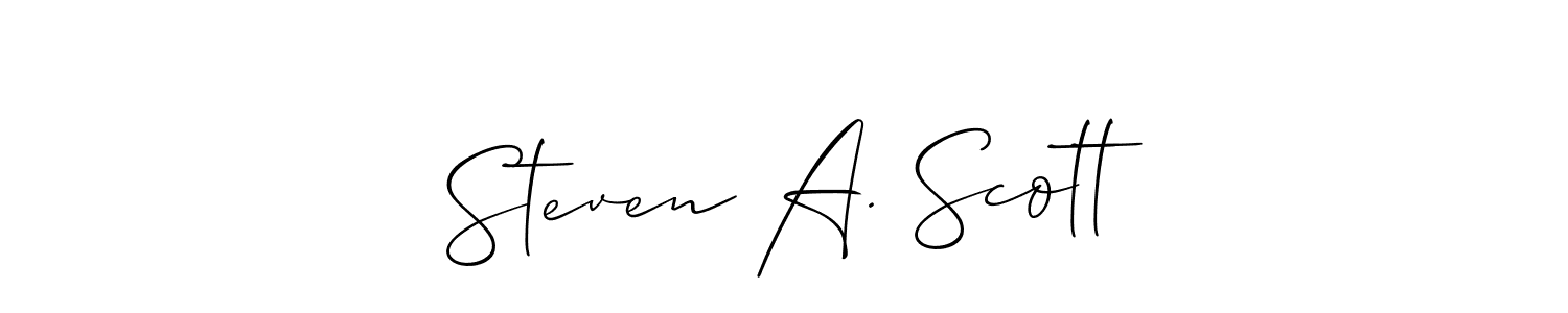 70+ Steven A. Scott Name Signature Style Ideas | Wonderful eSignature