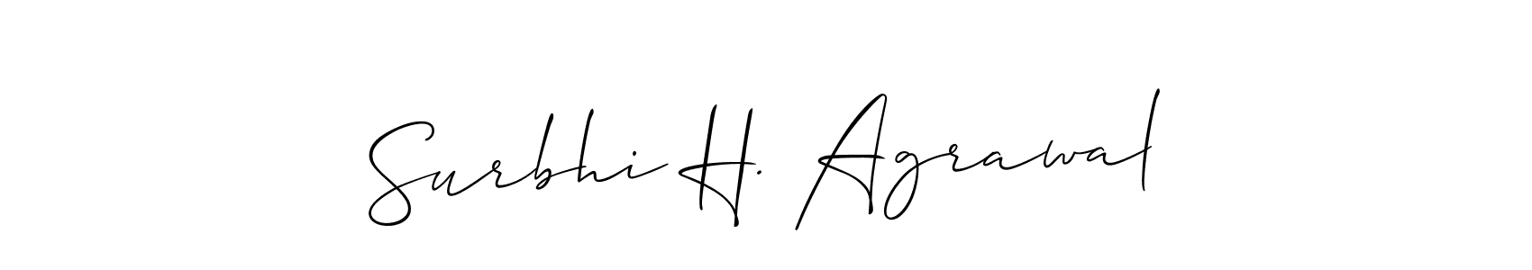 91+ Surbhi H. Agrawal Name Signature Style Ideas | Latest Electronic ...