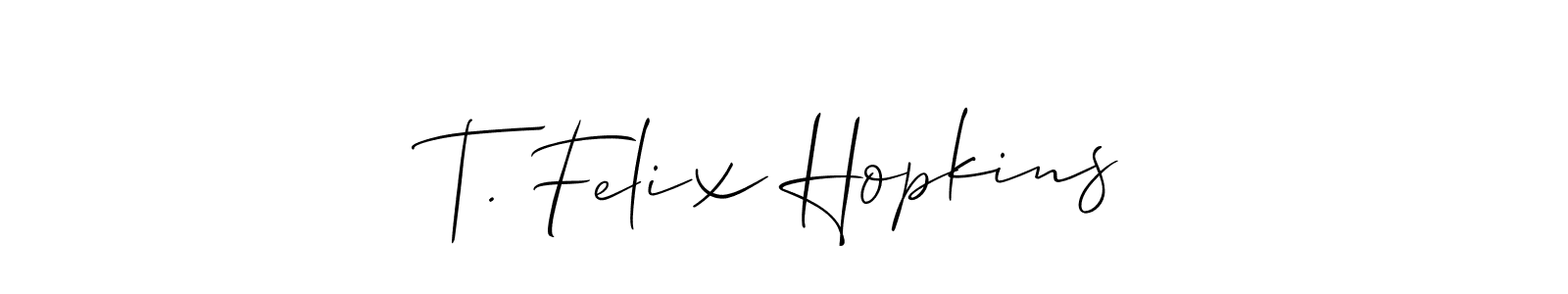 75+ T. Felix Hopkins Name Signature Style Ideas | Creative Name Signature