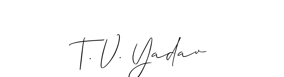 75+ T. V. Yadav Name Signature Style Ideas | Creative Autograph