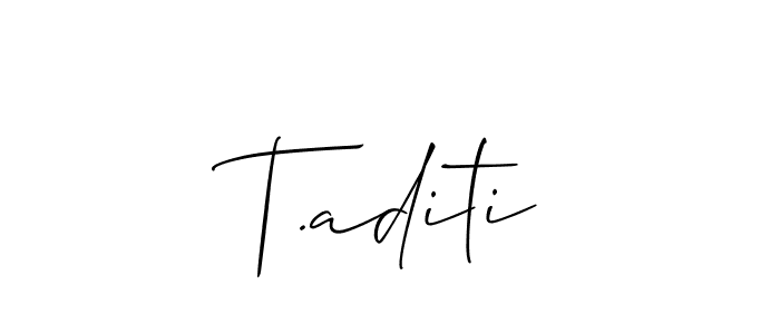 96+ T.aditi Name Signature Style Ideas | Perfect E-Sign