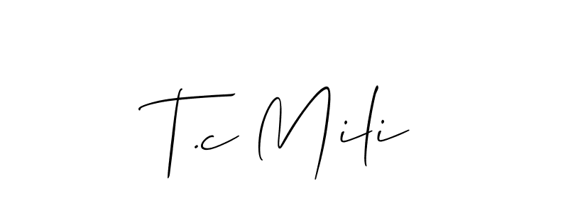 100+ T.c Mili Name Signature Style Ideas | Wonderful Autograph