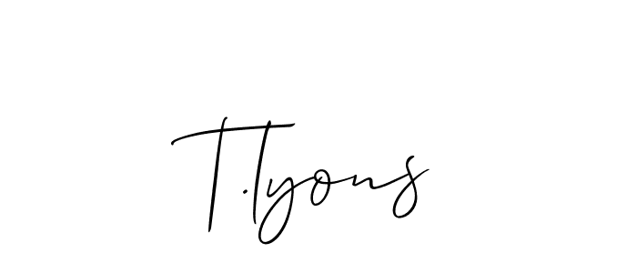 70+ T.lyons Name Signature Style Ideas | Awesome E-Signature