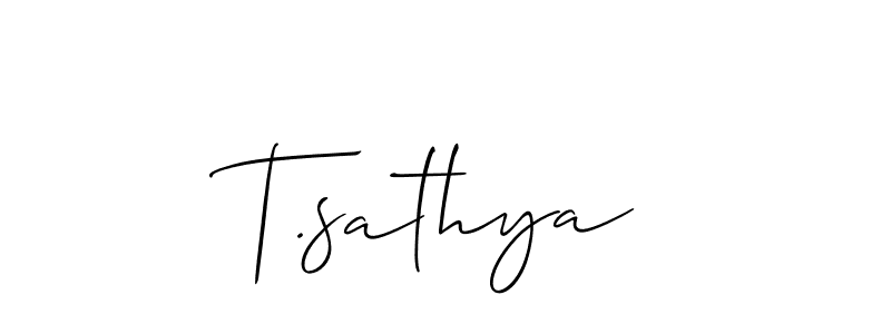 70+ T.sathya Name Signature Style Ideas | Awesome Name Signature
