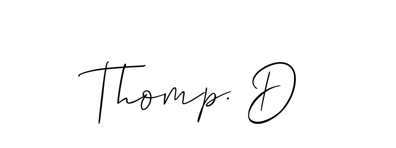 86+ Thomp. D Name Signature Style Ideas | Free eSignature