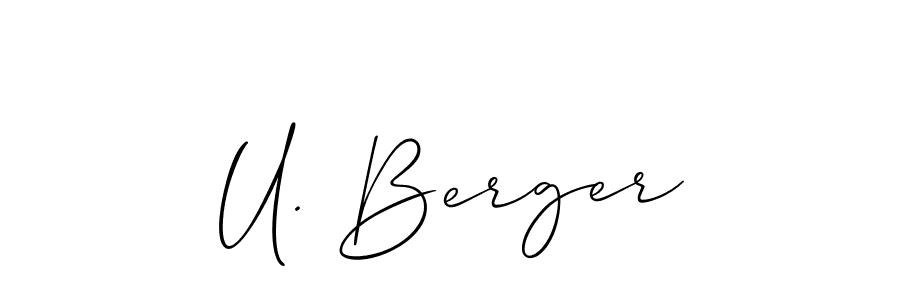 78+ U. Berger Name Signature Style Ideas | Great Electronic Sign