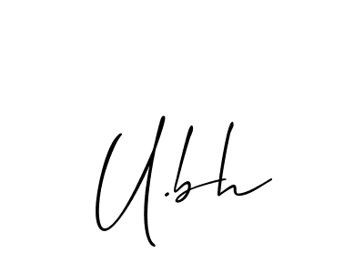 91+ U.bh Name Signature Style Ideas | Professional Online Autograph