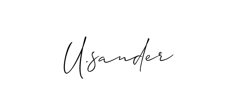 89+ U.sander Name Signature Style Ideas | Awesome eSign
