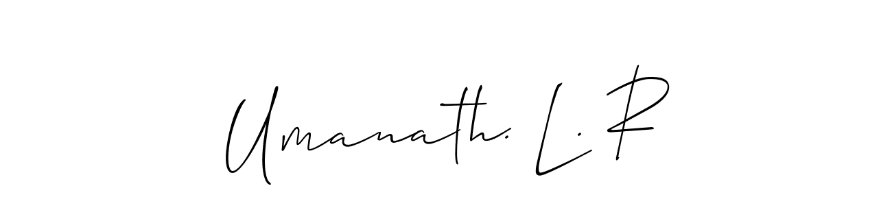 96+ Umanath. L. R Name Signature Style Ideas | New Name Signature