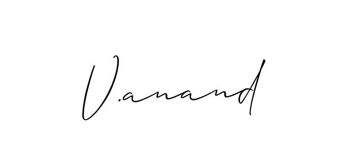95+ V.anand Name Signature Style Ideas | Perfect Name Signature
