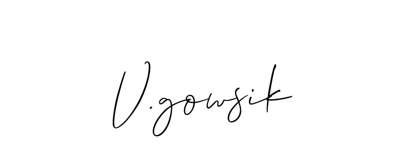 95+ V.gowsik Name Signature Style Ideas | Get eSignature