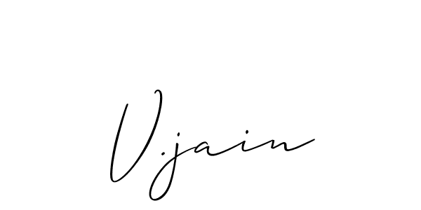 84+ V.jain Name Signature Style Ideas | Special Electronic Signatures