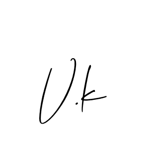 88+ V.k Name Signature Style Ideas | Fine Online Autograph