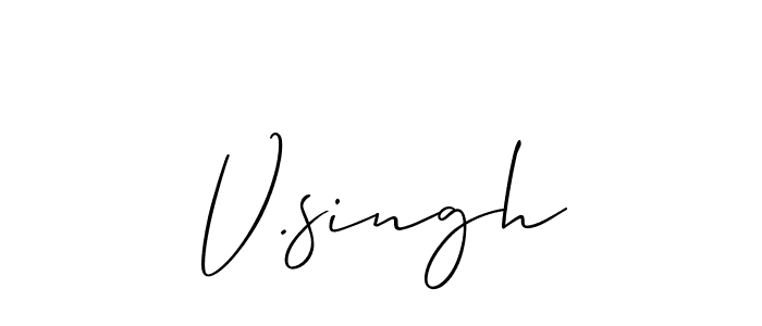 80+ V.singh Name Signature Style Ideas | Fine Name Signature