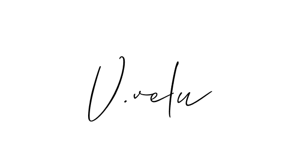 86+ V.velu Name Signature Style Ideas | Fine Online Signature