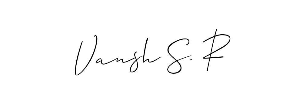 89+ Vansh S. R Name Signature Style Ideas | Special Autograph