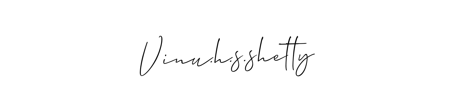 72+ Vinu.h.s.shetty Name Signature Style Ideas | Outstanding eSignature