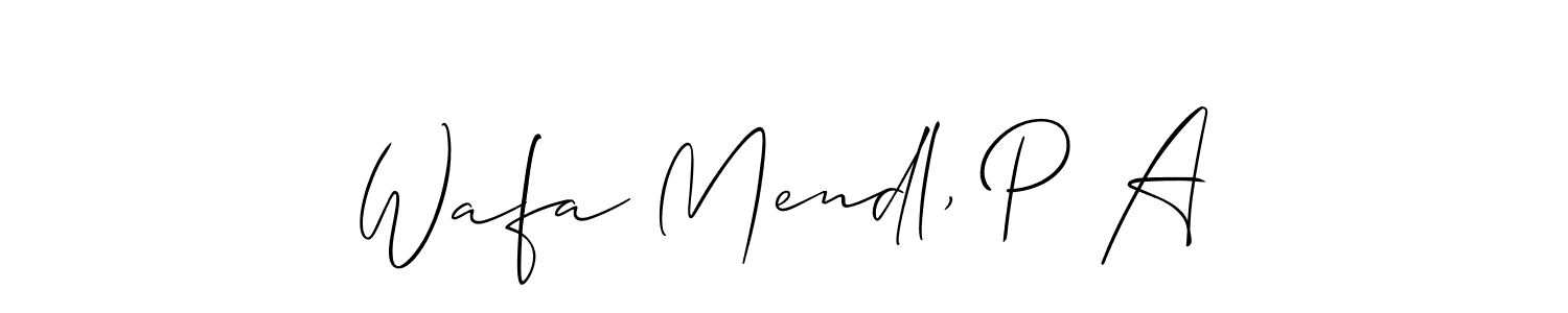 94+ Wafa Mendl, P A Name Signature Style Ideas | FREE Electronic Sign