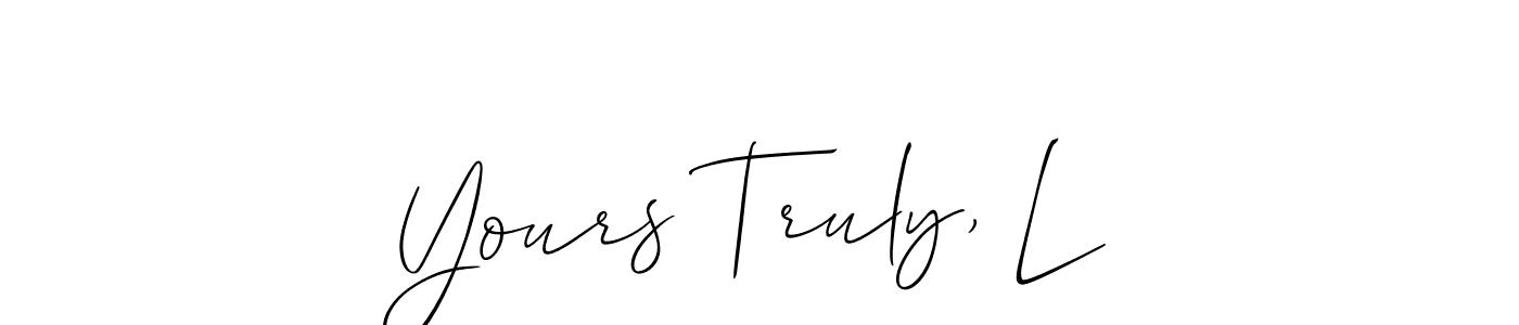 79+ Yours Truly, L Name Signature Style Ideas | Fine Digital Signature