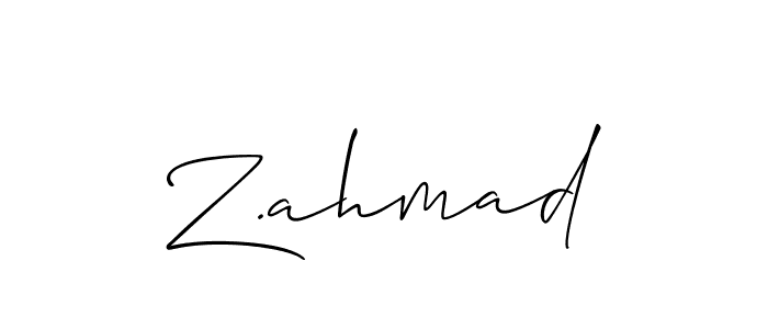 94+ Z.ahmad Name Signature Style Ideas | Free Online Autograph