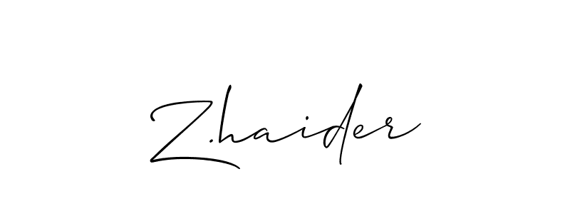 94+ Z.haider Name Signature Style Ideas | Amazing Online Signature