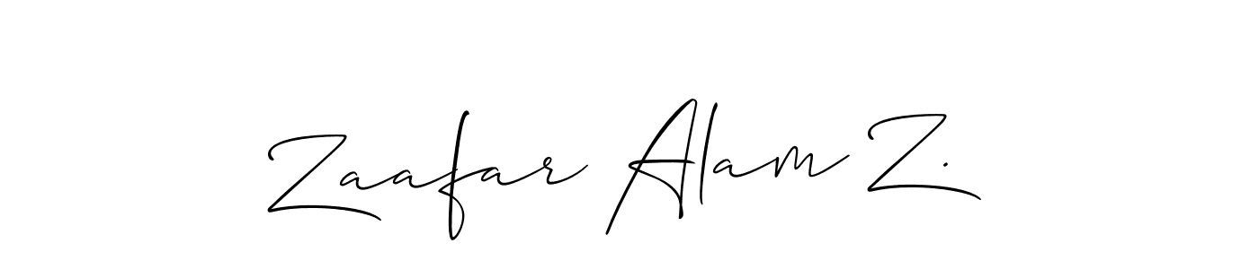 99+ Zaafar Alam Z. Name Signature Style Ideas | Creative E-Signature