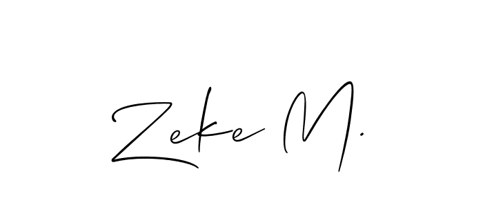 95+ Zeke M. Name Signature Style Ideas | Ideal Digital Signature