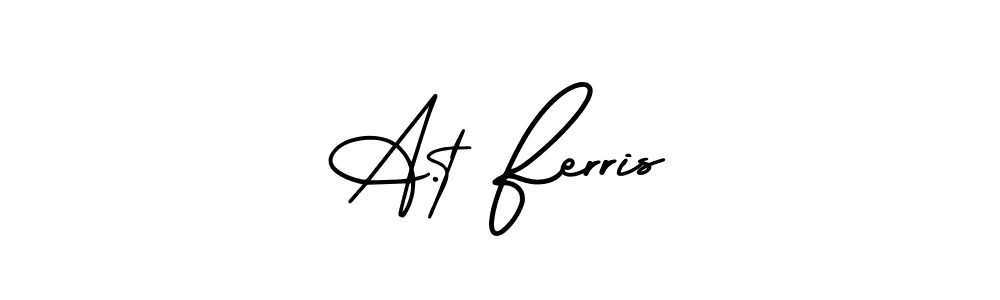 76+ A.t Ferris Name Signature Style Ideas | Creative Electronic Sign