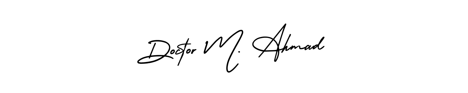 93+ Doctor M. Ahmad Name Signature Style Ideas | Wonderful Online Signature