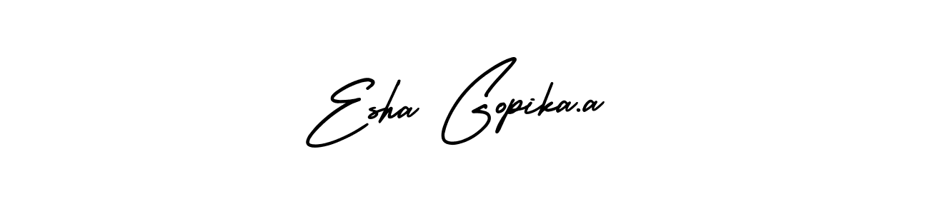 78+ Esha Gopika.a Name Signature Style Ideas | Amazing Electronic Sign