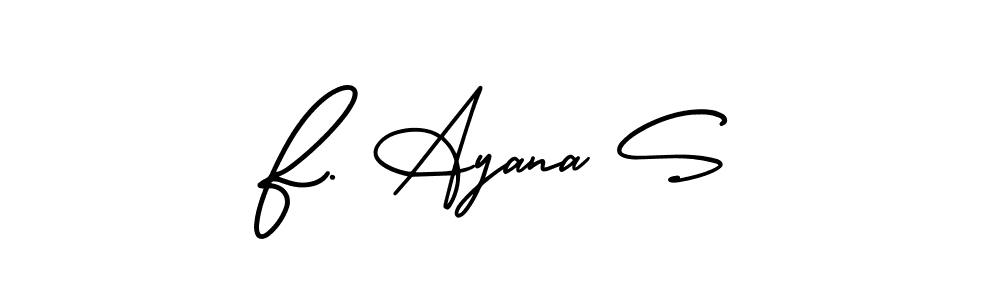76+ F. Ayana S Name Signature Style Ideas | Excellent eSignature