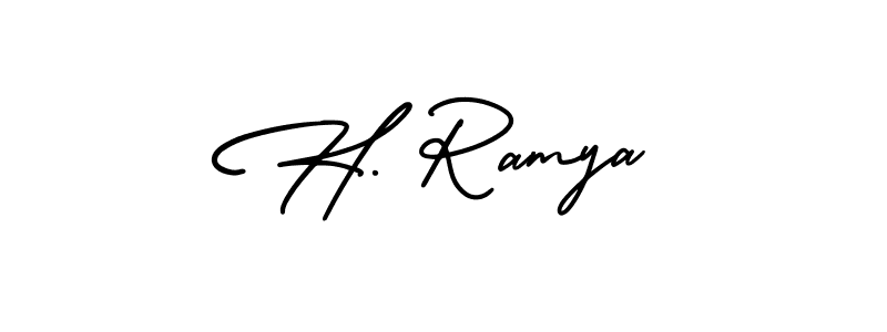 85+ H. Ramya Name Signature Style Ideas | Superb eSign