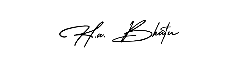 99+ H.a. Bhatu Name Signature Style Ideas | Creative E-Signature
