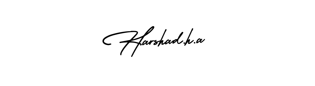 96+ Harshad.h.a Name Signature Style Ideas | Outstanding Electronic Sign