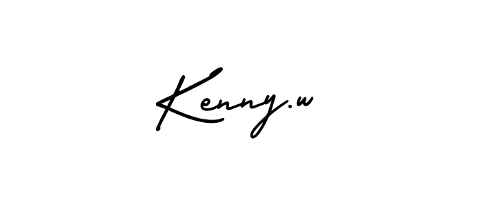 84+ Kenny.w Name Signature Style Ideas | Special Name Signature