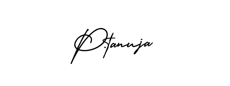 86+ P.tanuja Name Signature Style Ideas | Exclusive eSign