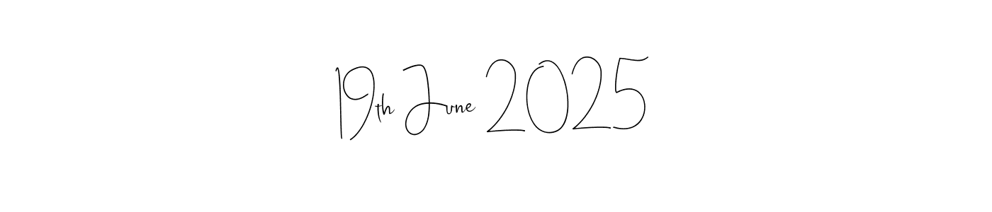 96+ 19th June 2025 Name Signature Style Ideas | Ultimate E-Sign