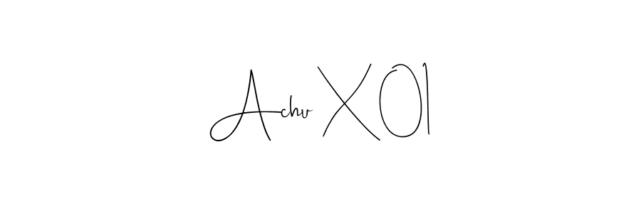 86+ Achu X 01 Name Signature Style Ideas | Professional Autograph
