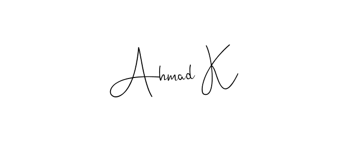 73+ Ahmad K Name Signature Style Ideas | Excellent eSign